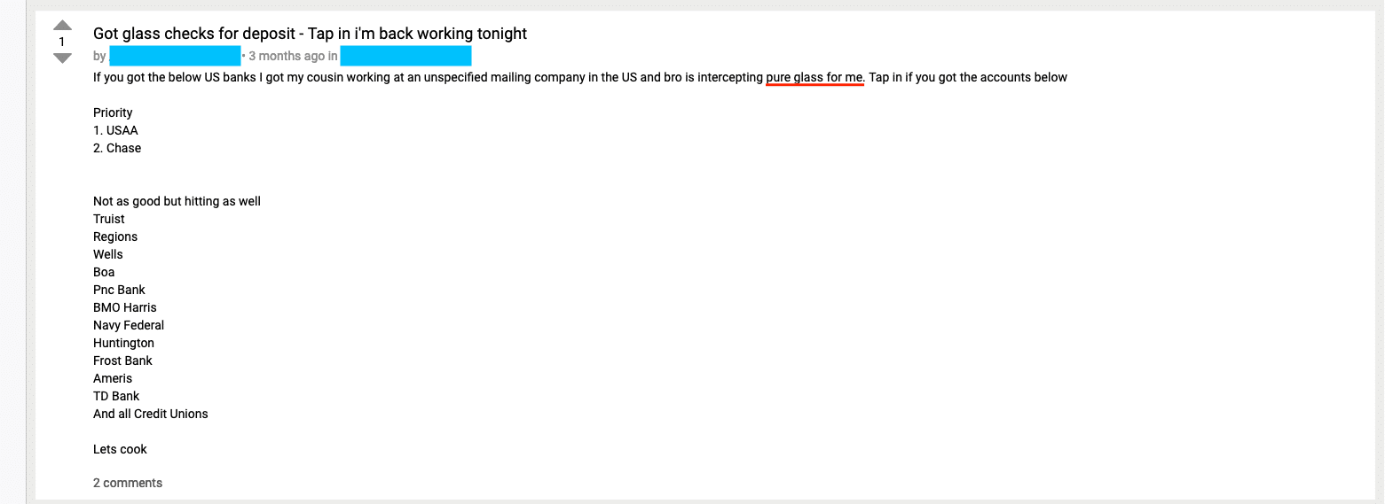 One Nation Under Check Fraud - Refine Intelligence