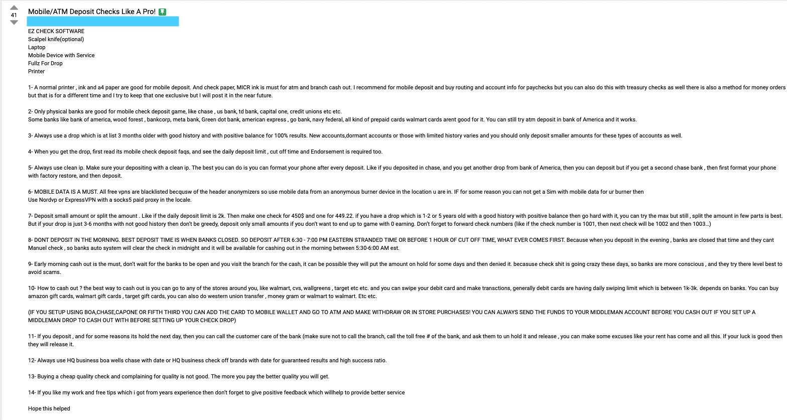 The Check Fraud Cookbook - Refine Intelligence