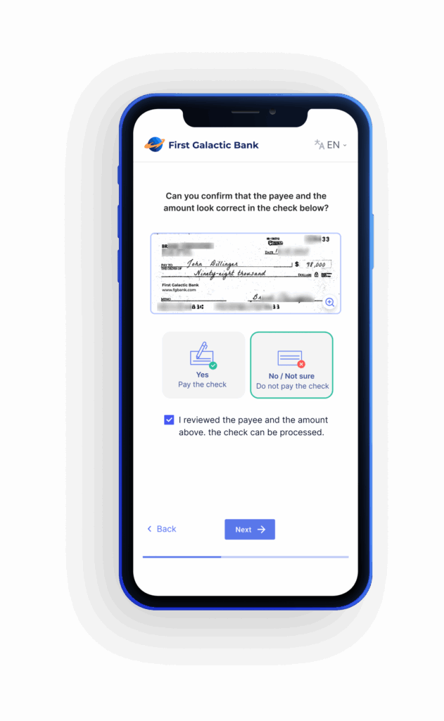 Check Fraud Prevention - Refine Intelligence
